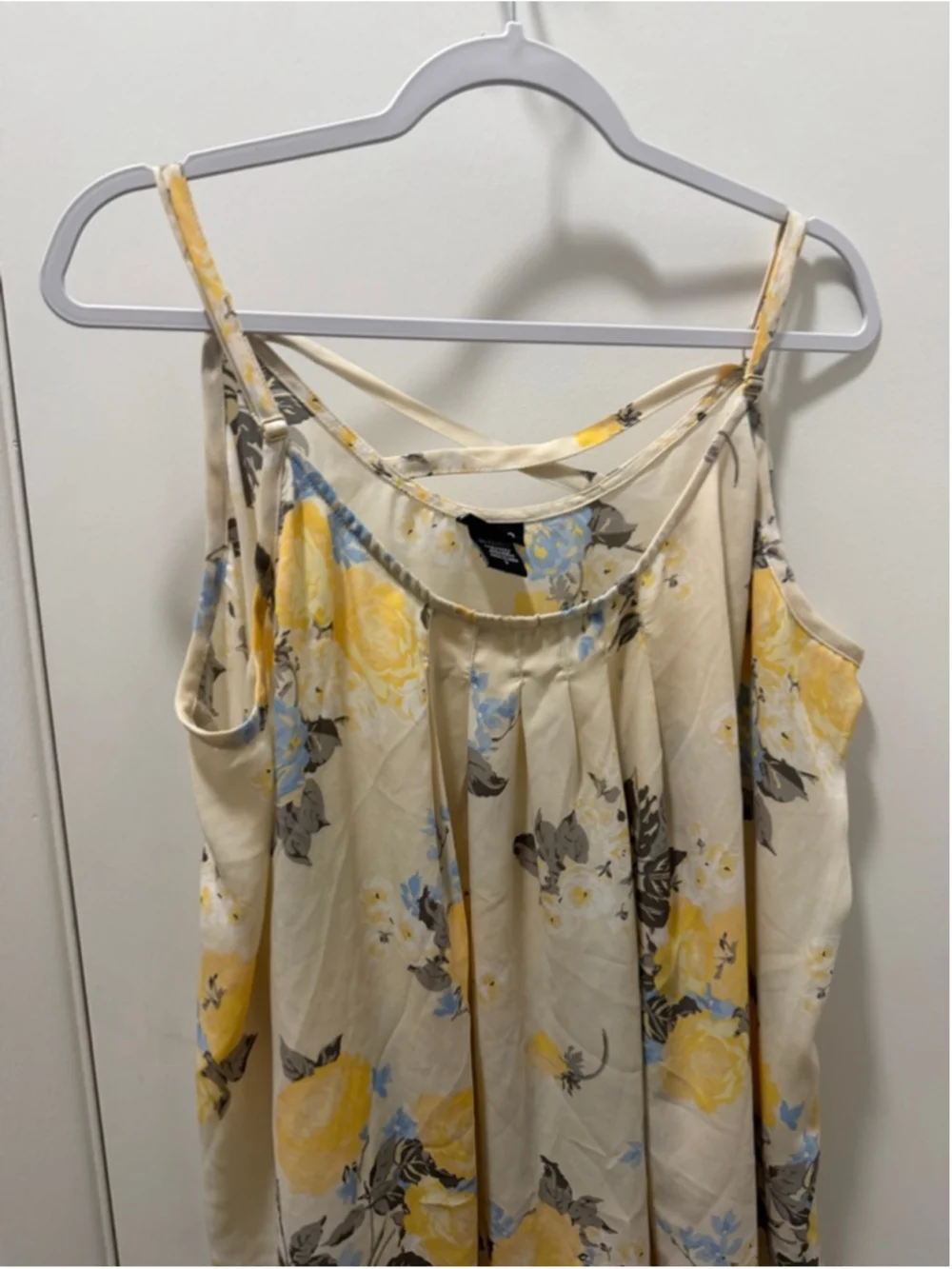 torrid | Tops | Torrid Floral Cold Shoulder Blouse Size 3 Plus Yellow ...